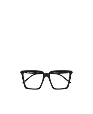 Saint Laurent Square Frame Eyeglasses - Black