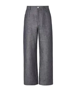 Fendi Relaxed Wide-leg Jeans - Blue