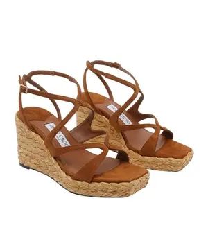 JIMMY CHOO Ayla 85mm Wedge Sandals