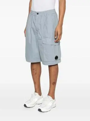 C.P. COMPANY Micro Reps Lens Boxy Shorts - Gray