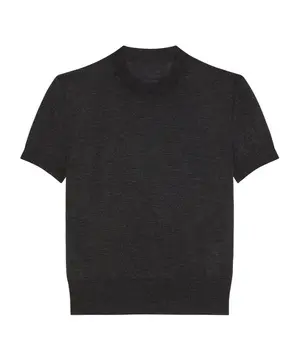 Givenchy Short-sleeved Crew Neck Sweater - Black