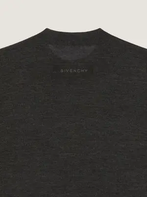 Givenchy Short-sleeved Crew Neck Sweater - Black