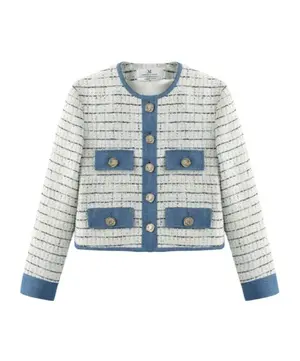 Marissa Chiara Long Sleeve Cropped Jacket