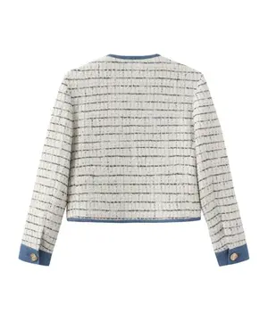 Marissa Chiara Long Sleeve Cropped Jacket