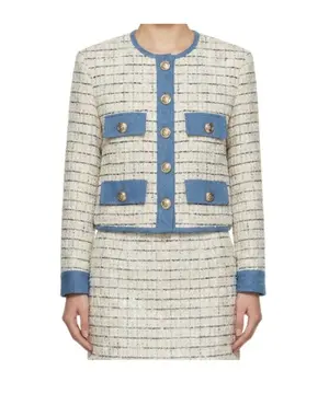 Marissa Chiara Long Sleeve Cropped Jacket