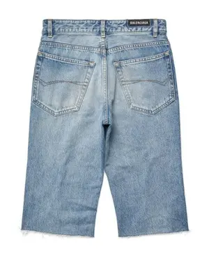 Balenciaga Slim Denim Shorts