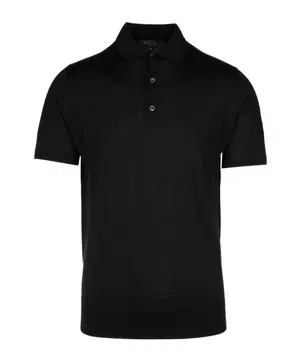 Loro Piana Wish Short-sleeved Polo Shirt - Black