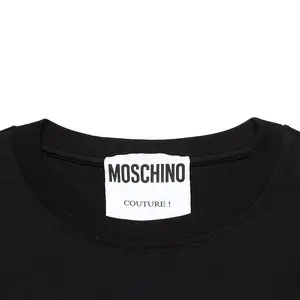 Moschino Double Question Mark Crewneck T-shirt - Black