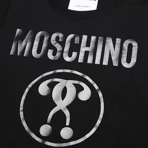 Moschino Double Question Mark Crewneck T-shirt - Black