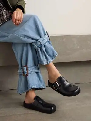 Loewe Ease Buckle Mule In Vegetable-tanned Calfskin