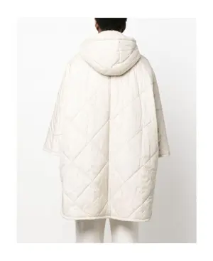 Brunello Cucinelli Quilted Coat - White