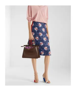 Fendi Peekaboo Iseeu Medium Tote Bag - Brown