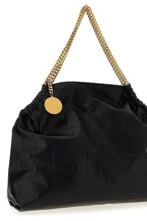 Stella McCartney Logo Shoulder Bag - Black