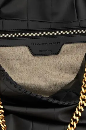 Stella McCartney Logo Shoulder Bag - Black