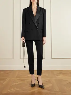 Saint Laurent Double-breasted Tuxedo Jacket