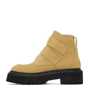 Proenza Schouler Round-toe Buckled Ankle Boots