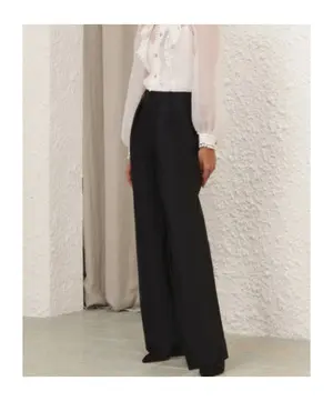 Zimmermann Pleated Wool Wide-leg Pants