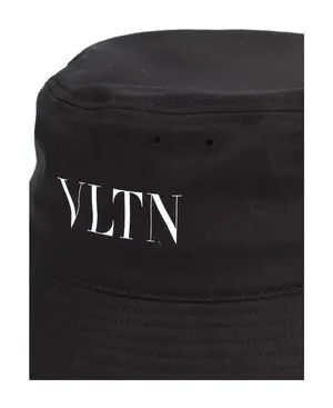 Valentino Garavani Vltn Printed Bucket Hat - Black