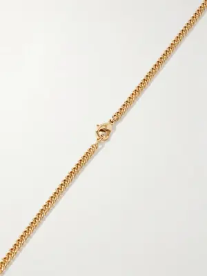 Khaite Lotus Pendant Necklace - Golden