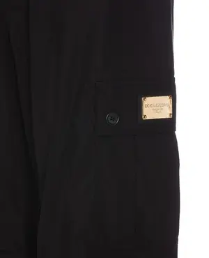 Dolce & Gabbana Logo Plaque Cargo Pants