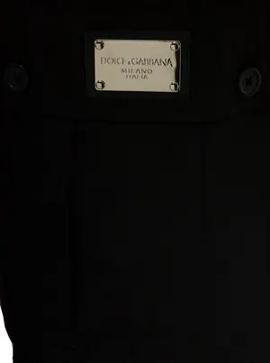 Dolce & Gabbana Logo Plaque Cargo Pants