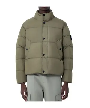 Stone Island Stand Collar Padded Down Jacket - Gray