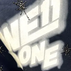 We11Done Logo Details Short-sleeved T-shirt - Blue