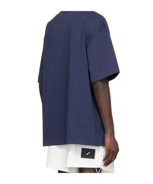 We11Done Logo Details Short-sleeved T-shirt - Gray