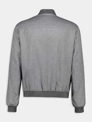 Brunello Cucinelli Zip-up Long-sleeved Bomber Jacket