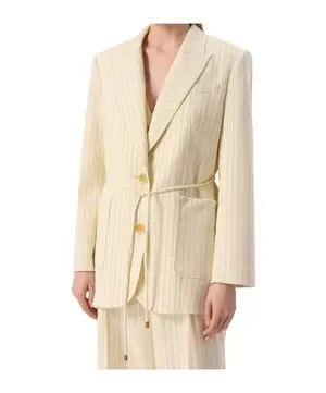 Zimmermann Striped Long-sleeved Suit Jacket