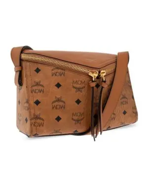 Mcm Diamant 3d Shoulder Bag - Brown
