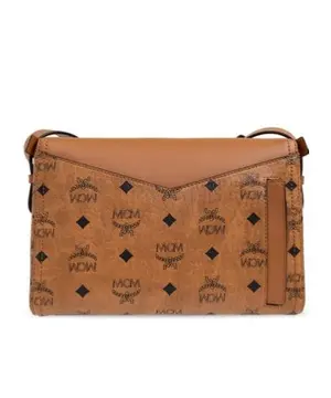 Mcm Diamant 3d Shoulder Bag - Brown