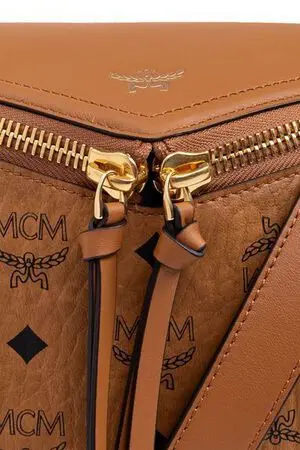 Mcm Diamant 3d Shoulder Bag - Brown