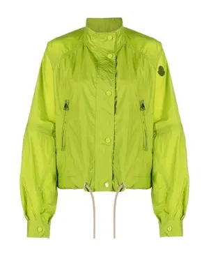 Moncler High-neck Lightweight Jacket - Green