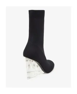 Alexander McQueen Heeled Stretch Sock Boots