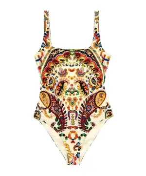 Etro Paisley One-piece Swimsuit - Multicolor