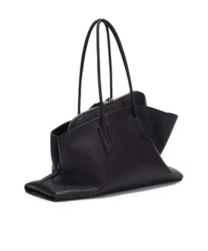 Attico La Passeggiata Medium Top Handle Bag - Black