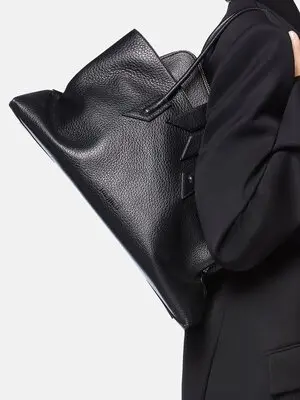 Attico La Passeggiata Medium Top Handle Bag - Black
