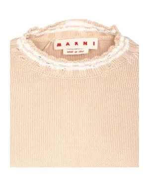 Marni Distressed Crewneck Knitted Jumper