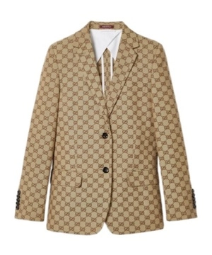 Gucci Gg Monogram Jacket - Nude