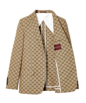 Gucci Gg Monogram Jacket - Nude