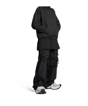 Balenciaga Logo Printed Hoodie