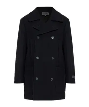 MAISON MARGIELA Double-breasted Coat - Black