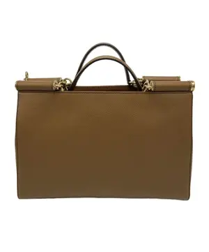 Dolce & Gabbana Double Handle Tote Bag - Brown