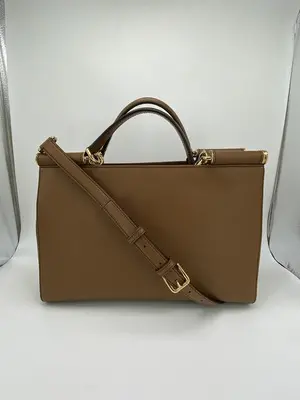 Dolce & Gabbana Double Handle Tote Bag - Brown