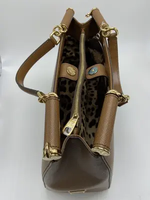 Dolce & Gabbana Double Handle Tote Bag - Brown