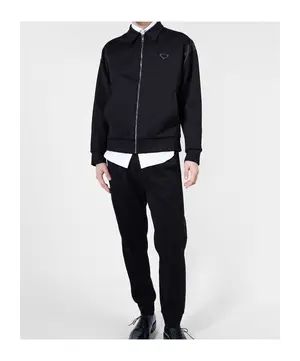 Prada Technical Fleece Trousers With Duchesse Details