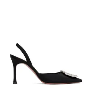 Amina Muaddi Camelia Crystal Embellished High-heeled Sandals
