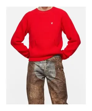Acne Studios Crewneck Jumper With Pocket