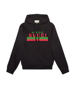 Gucci Original Printed Hoodie - Black